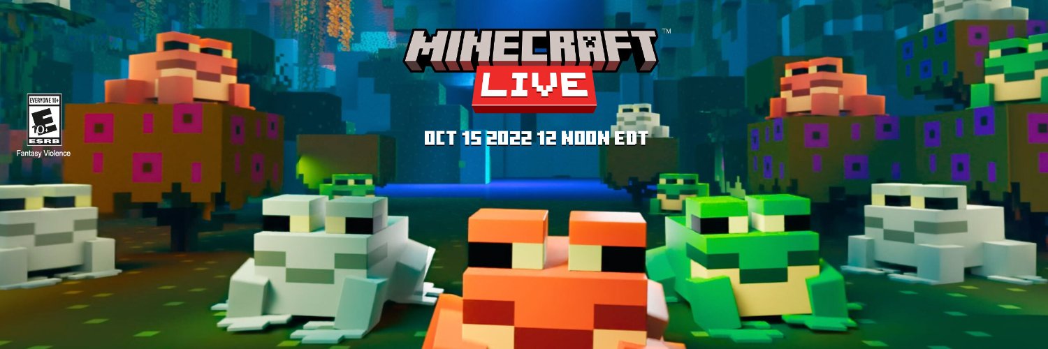 Annonce officielle du Minecraft Live 2022 - Get up to Cube