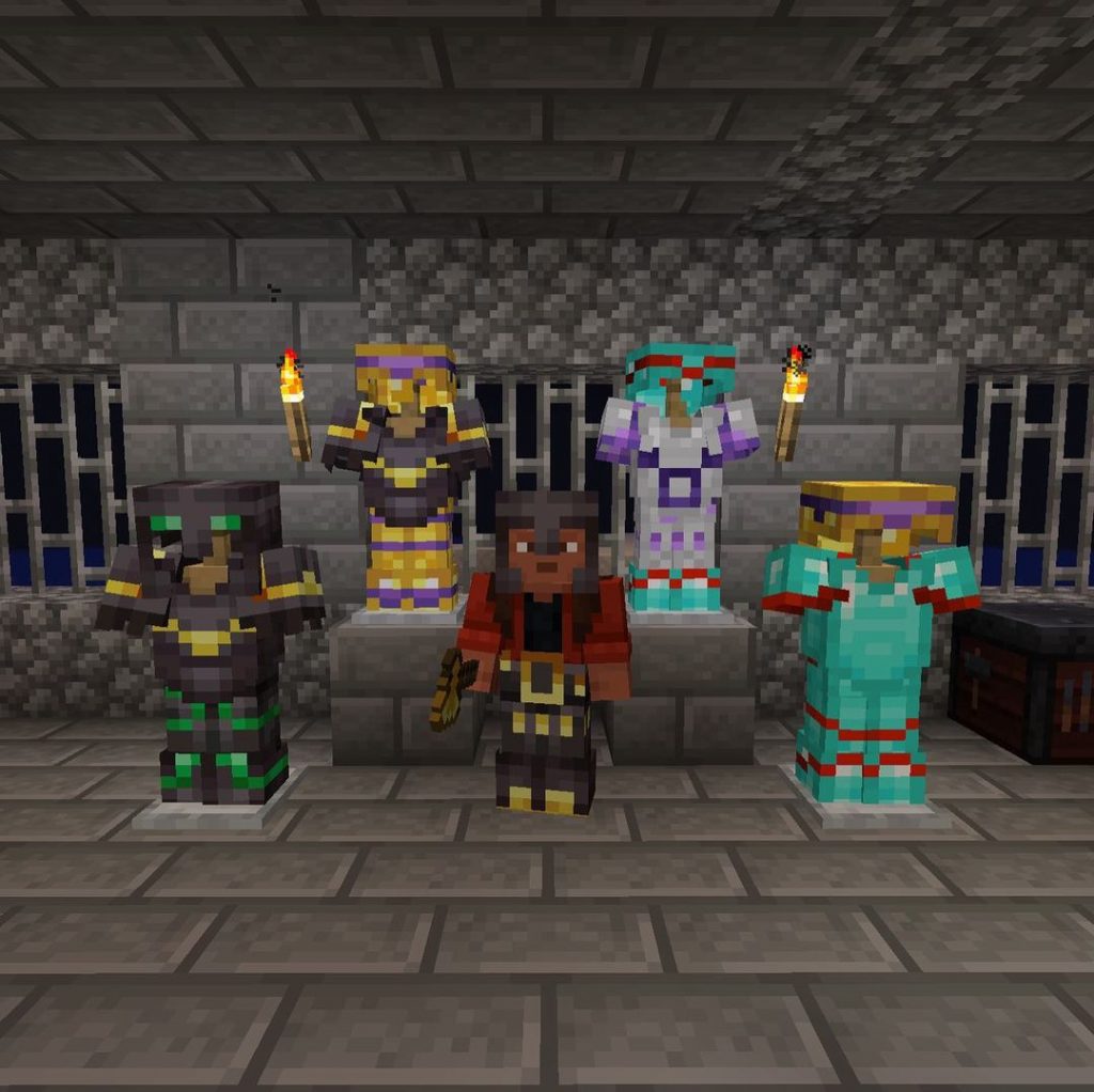 Minecraft 1.20 : Les ornements pour armures dévoilés (Armor Trims ...
