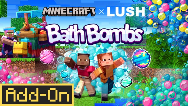 Nouvelle collection Minecraft x LUSH : des bombes de bains et un DLC ...